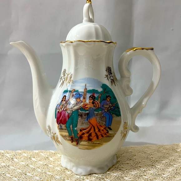 Dining | Vintage Yamayo Grace Japan Sanko Gold Trim Music Box Teapot ...